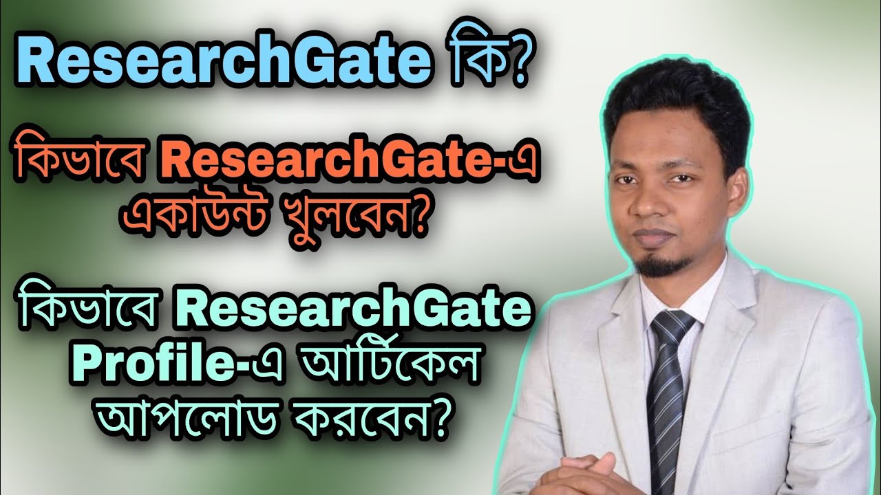 How to create a ResearchGate account? | How to add publications in ...