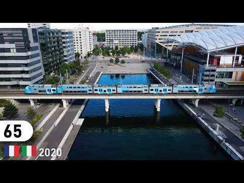 [4K] Trains by drone - Val de Durance, Cévenol, Sibelin et Confluence...