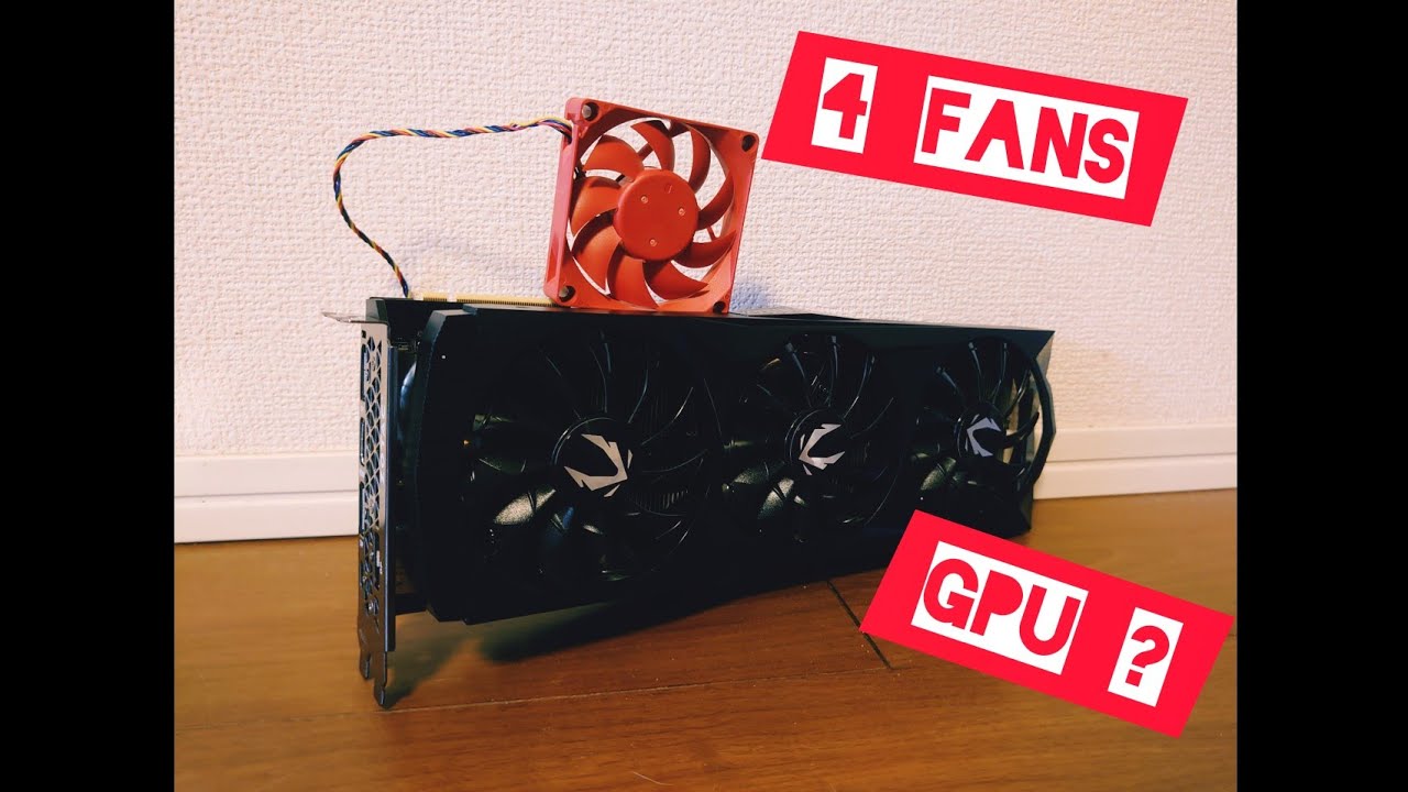 RTX 2080 fan mod - YouTube