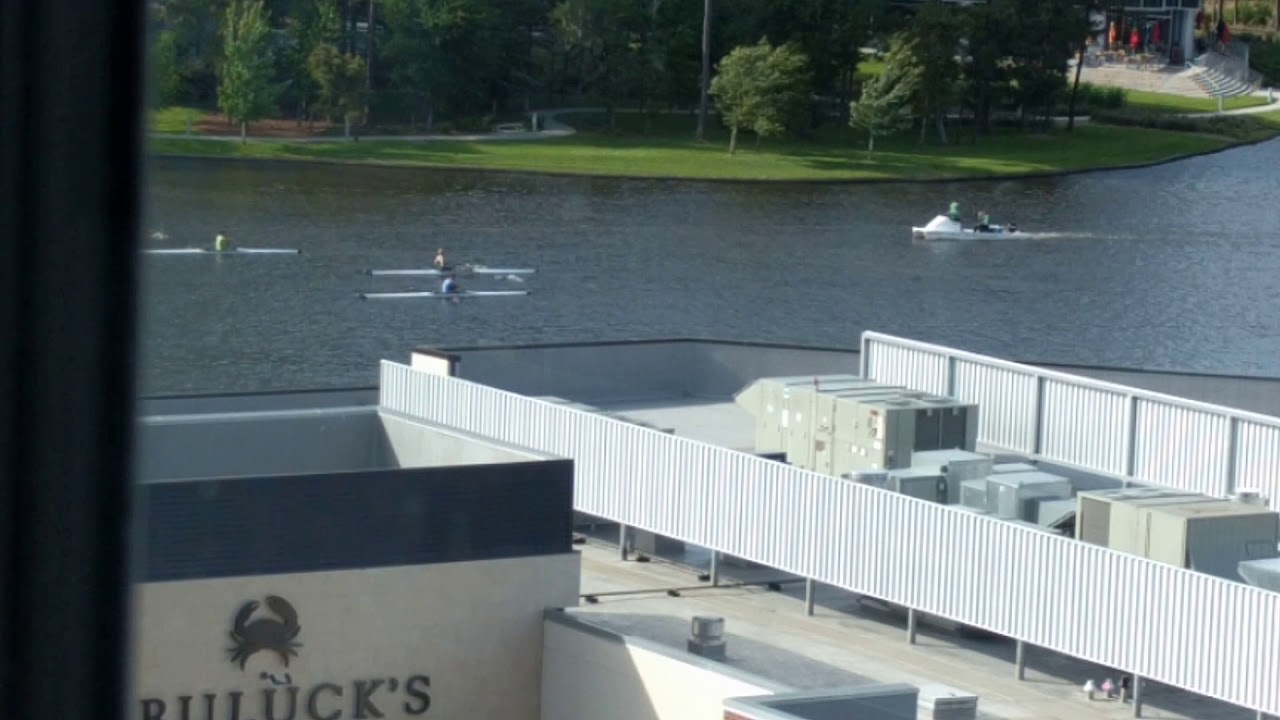 Competitive rowing team Lake Woodlands - YouTube