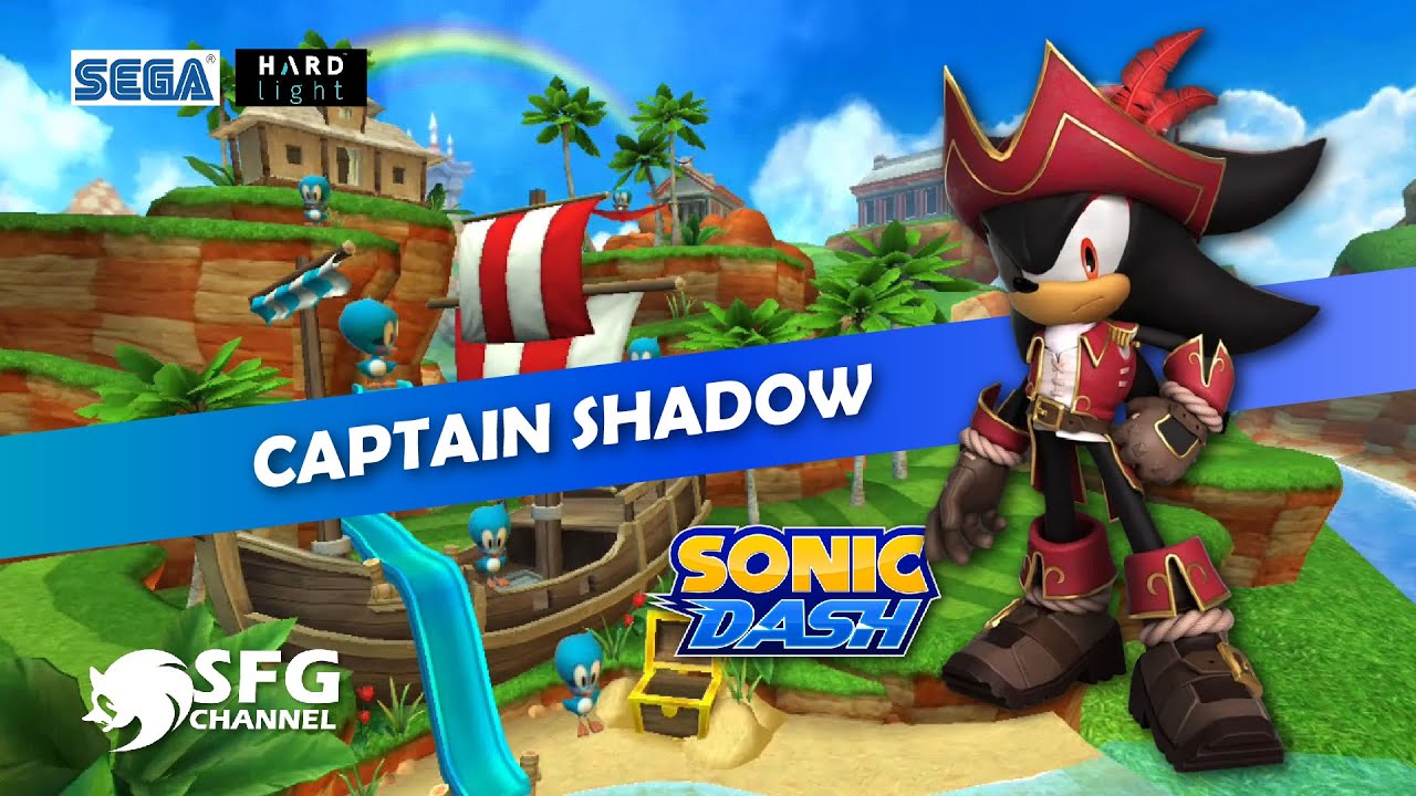 Sonic Dash - Captain Shadow Showcase Gameplay - YouTube