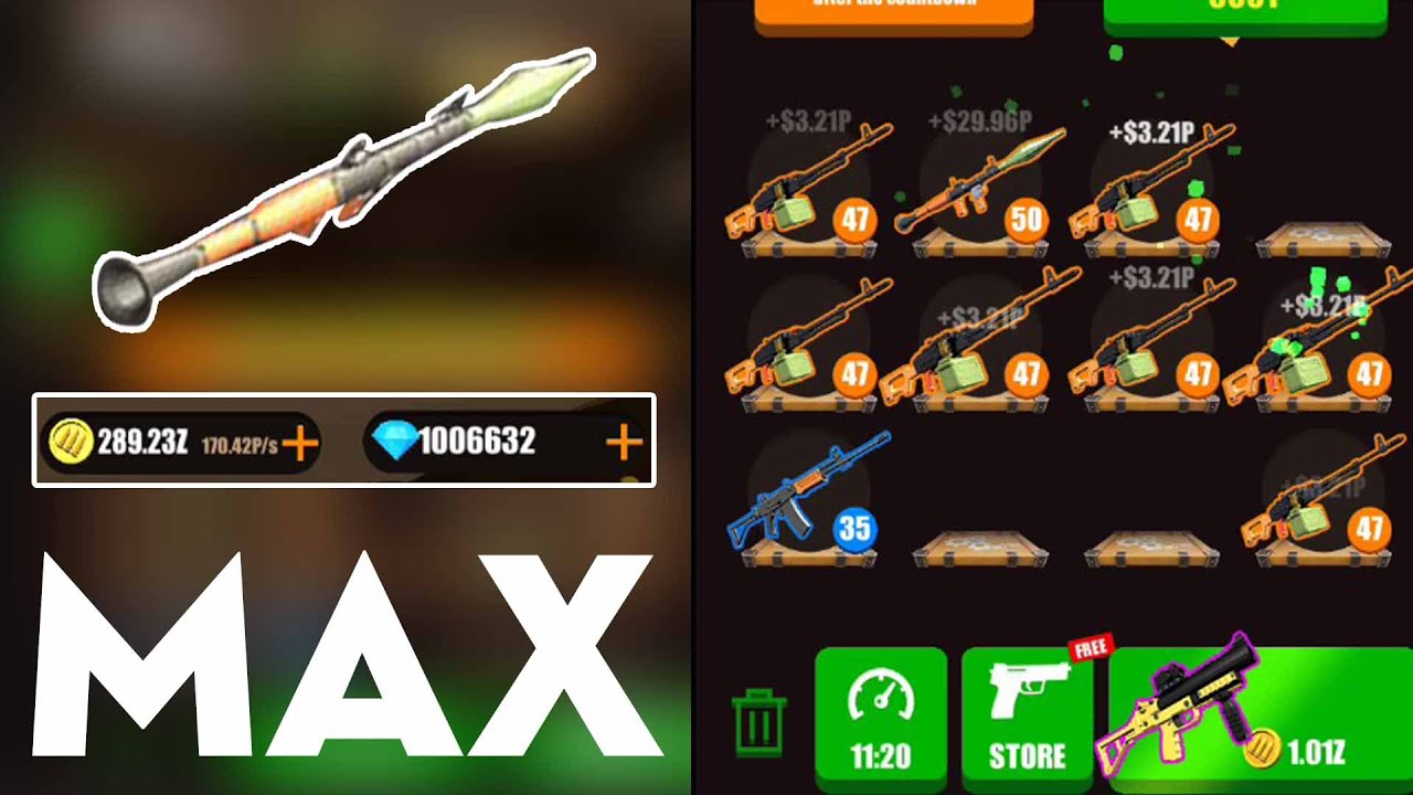 Zombie Shooter Shooting Games: Max Upgrade Gun LVL 50 | The Zas Team ...