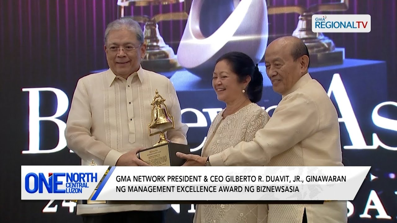 GMA Network President & CEO Gilberto R. Duavit, Jr., ginawaran ng award ...