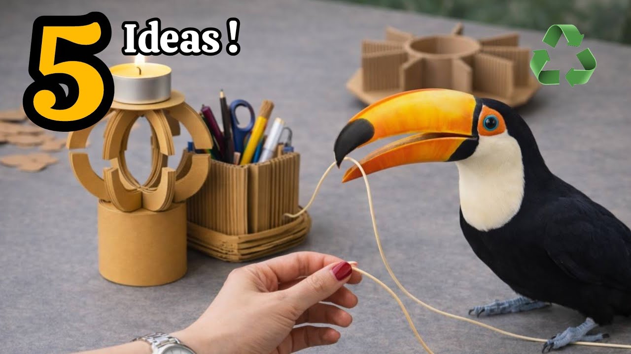 😱 5 Practical DIY Projects You Can Make with Cardboard (No Skills ...