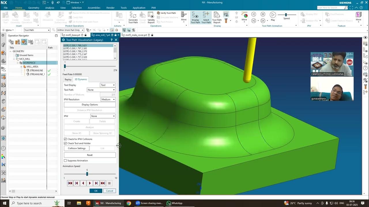 Master NX CAM Streamline: Advanced Toolpath Optimization & Expert Finishing Techniques - YouTube