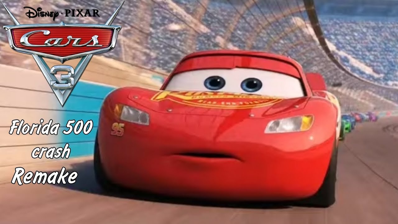 Cars 3, Florida 500 crash (remake) - YouTube