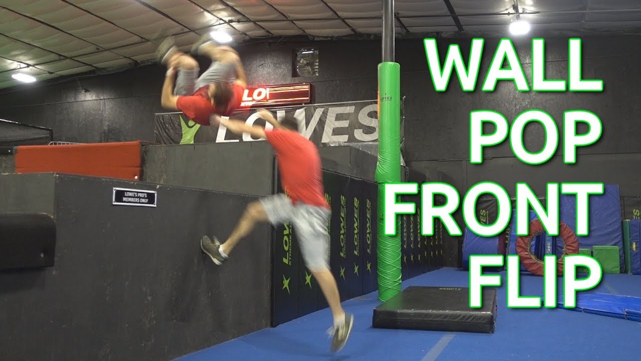 My Highest Wall Pop Front Flip - YouTube