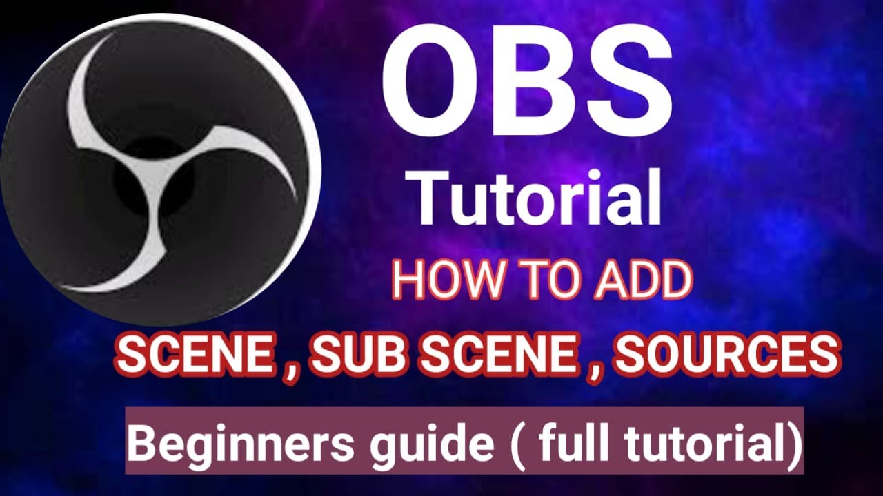 How To Live Stream With OBS Studio & complete tutorial for OBS Studio ...