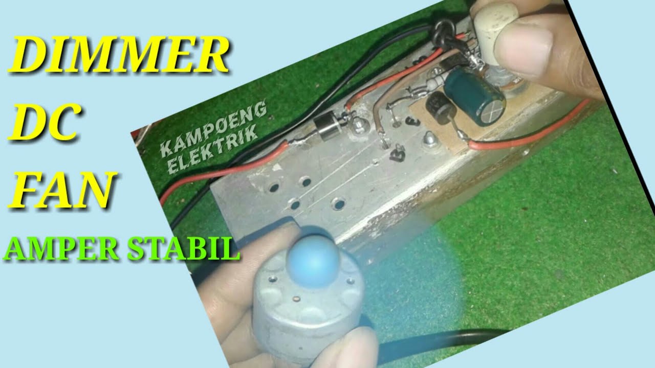 Dimmer dc current booster with transistor npn - YouTube