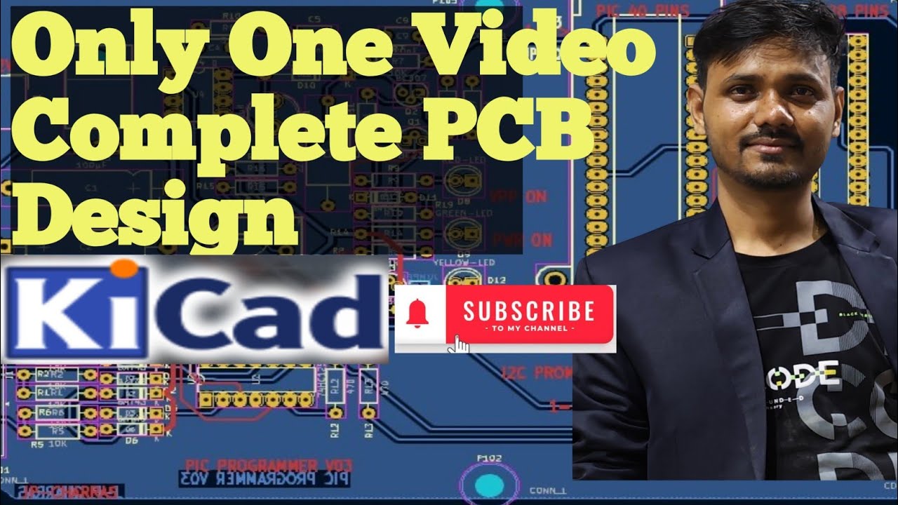 KiCAD 8.0 PCB Design Full Tutorial in Hindi Smps - YouTube
