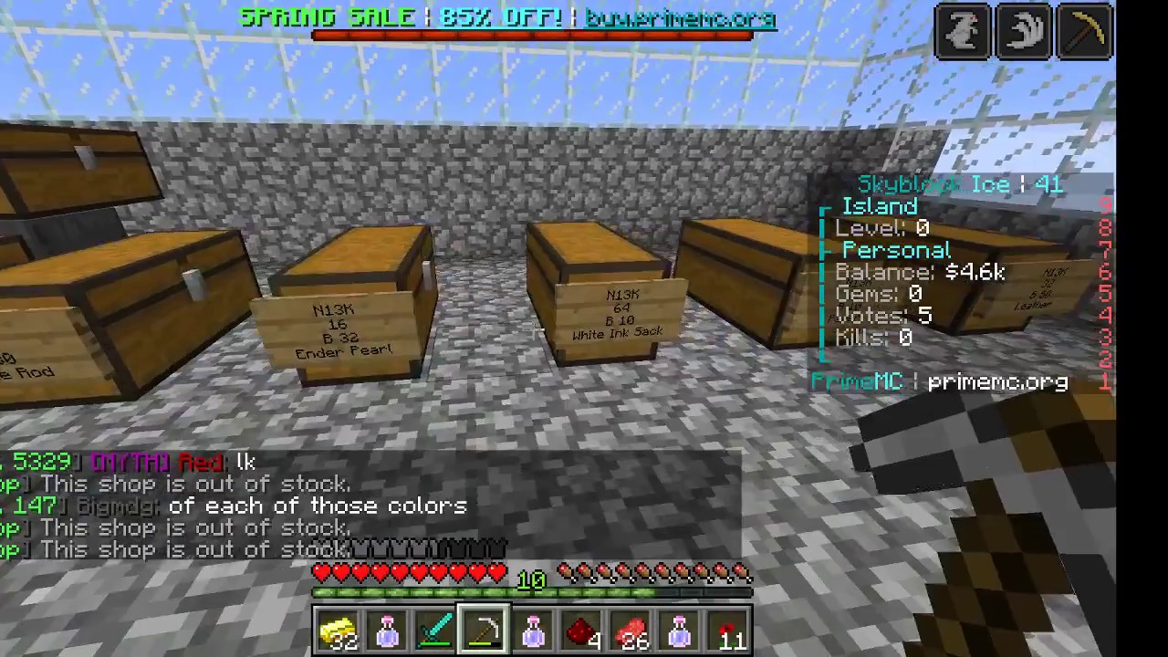 trying to find a good profit shop|skyblock gameplay 1 - YouTube