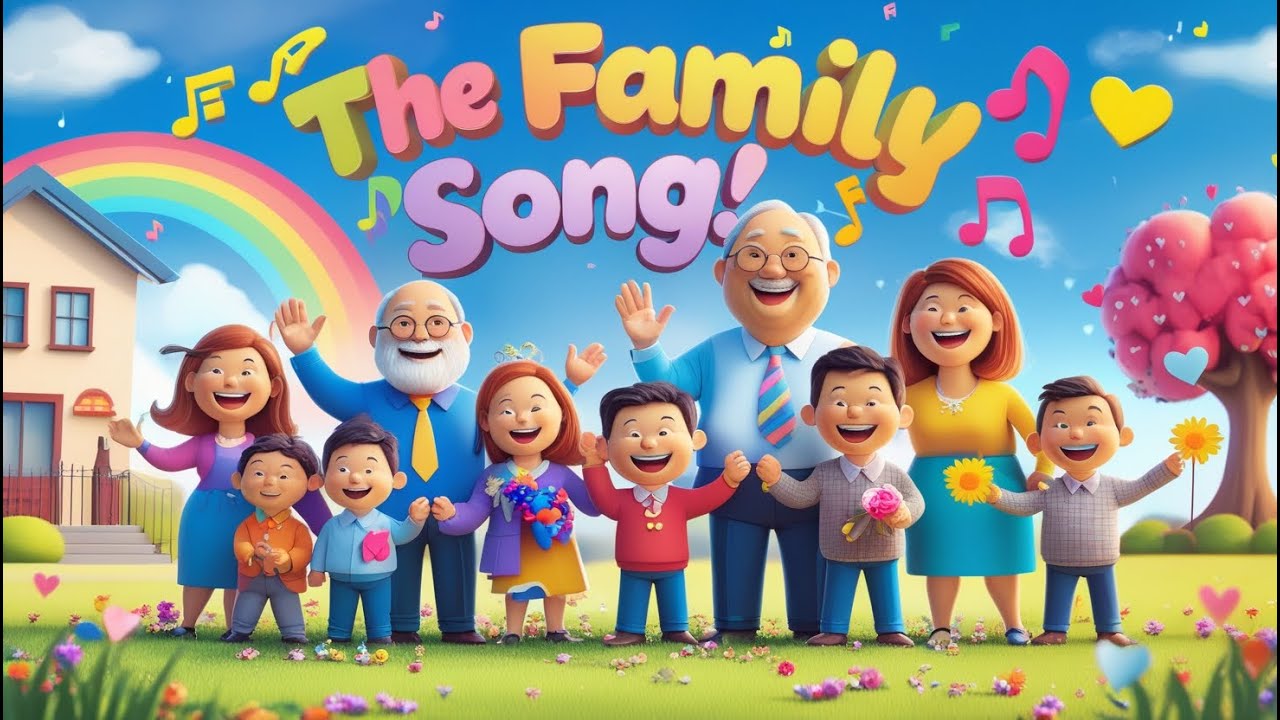 The Family Song | Learn About Family Members and Their Roles | Kids ...
