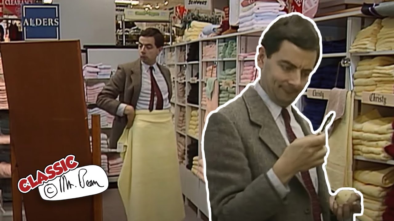 Mr Bean Takes His New Amex Card Out for the Summer Sales!💳 | Mr Bean ...