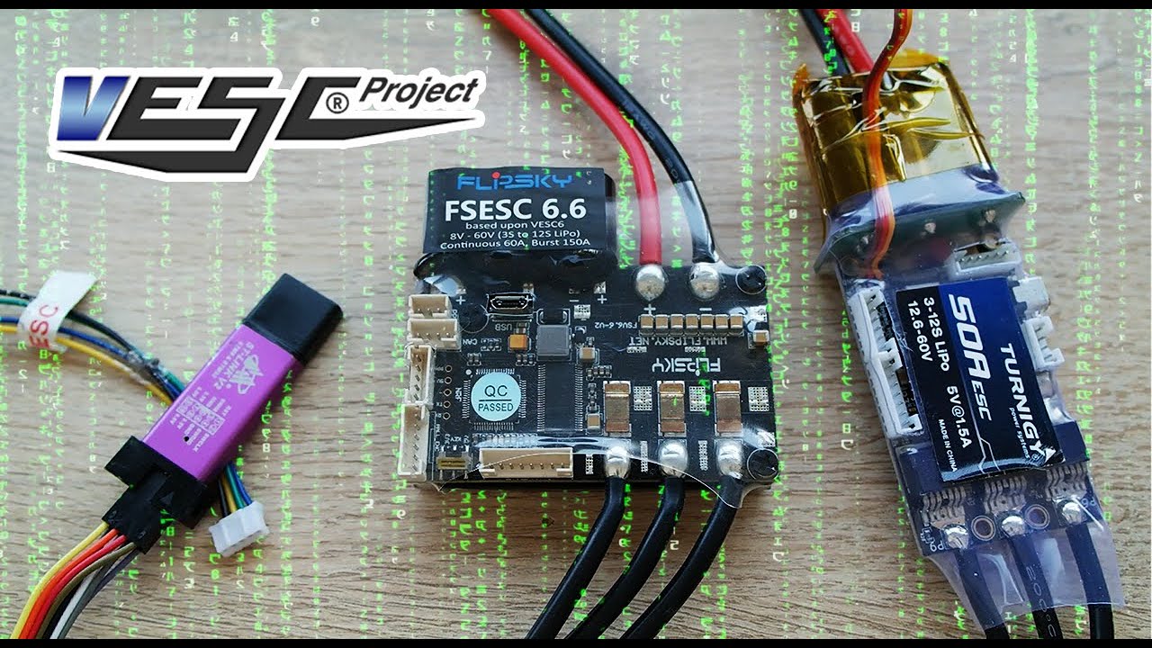 Flasher (sur) un VESC par 2 méthodes (FR) - YouTube
