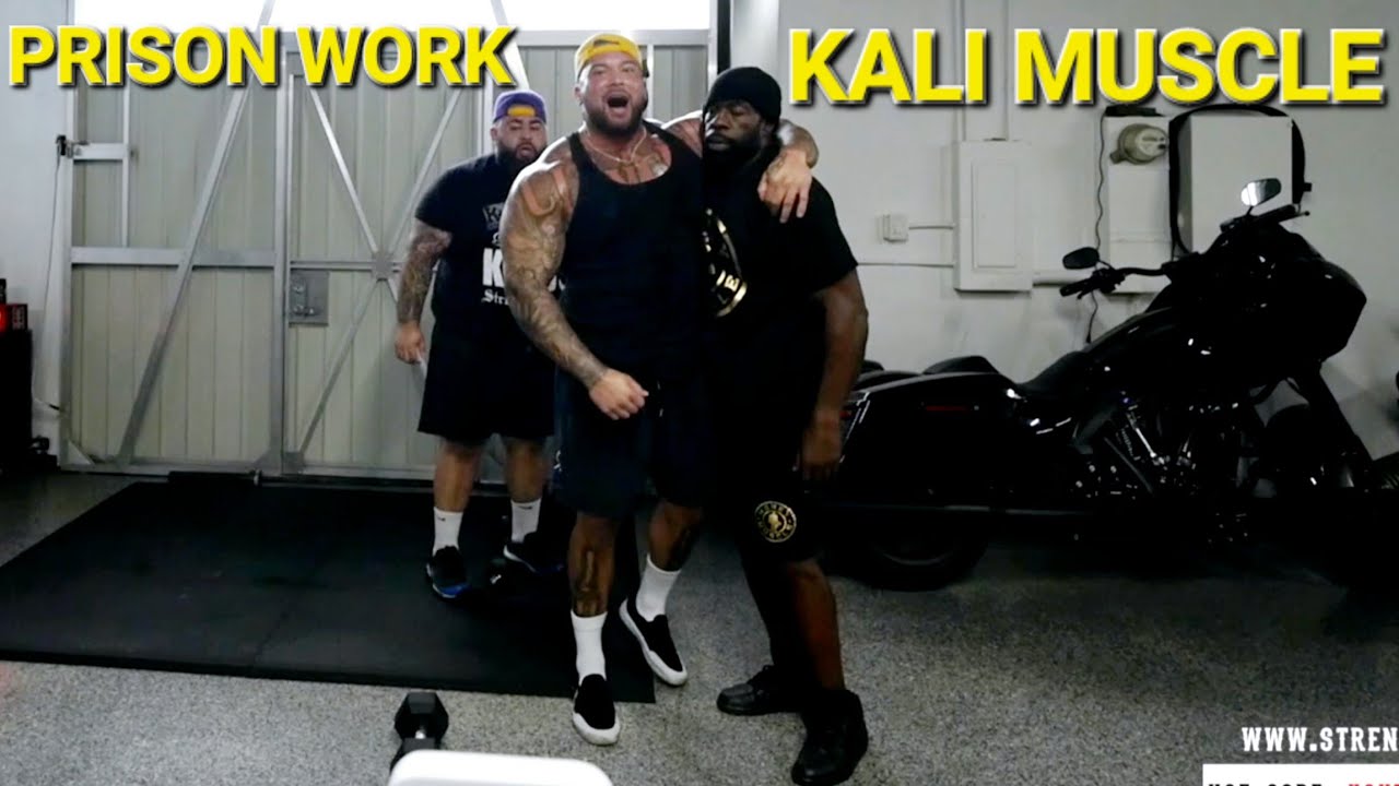Kali Muscle And Big Boy Do Prison Burpee Workout - YouTube