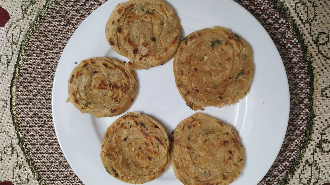 Coin / Mini Garlic Wheat Paratha | Healthy Breakfast | Wheat Garlic ...