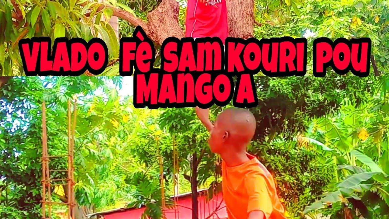 Vlado fè sam kouri pou Mango - YouTube