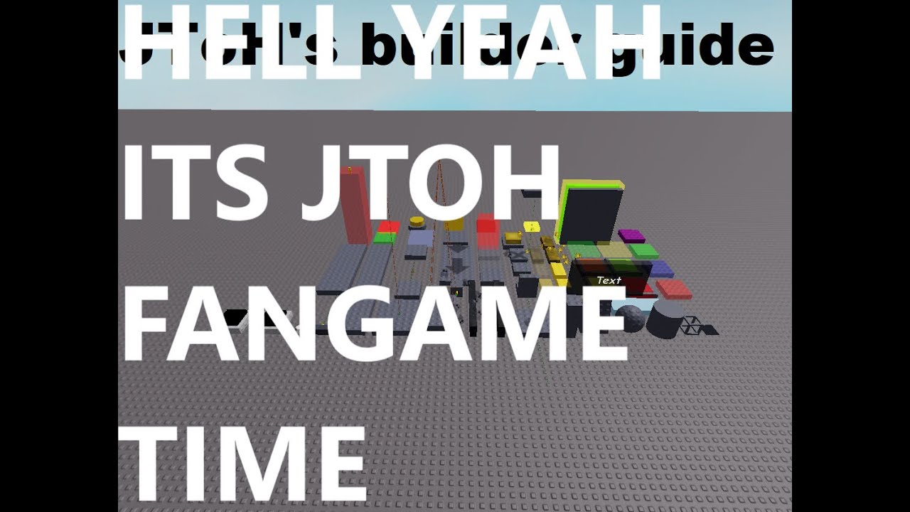 How to build a JToH fangame (Part 1 of 3) (OLD) - YouTube