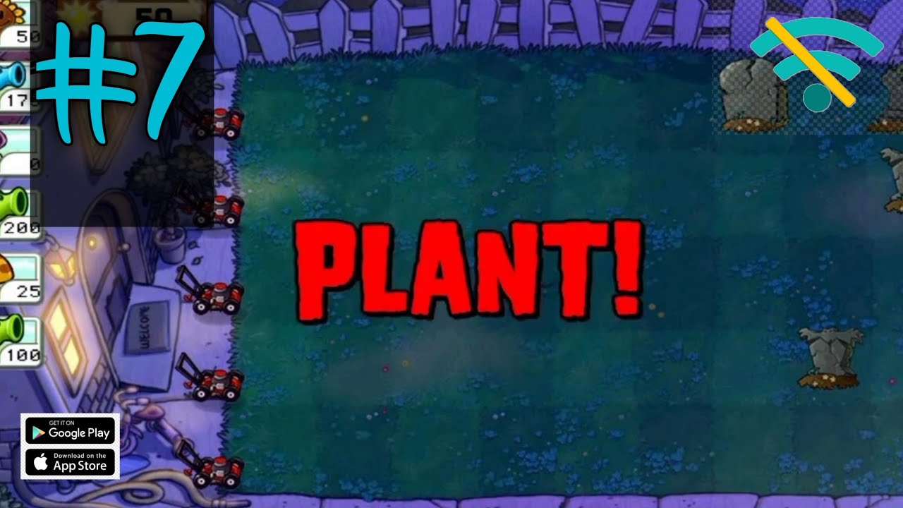 Plants vs Zombies Vas Game & Level 2 Walkthrough Gameplay #7 # ...