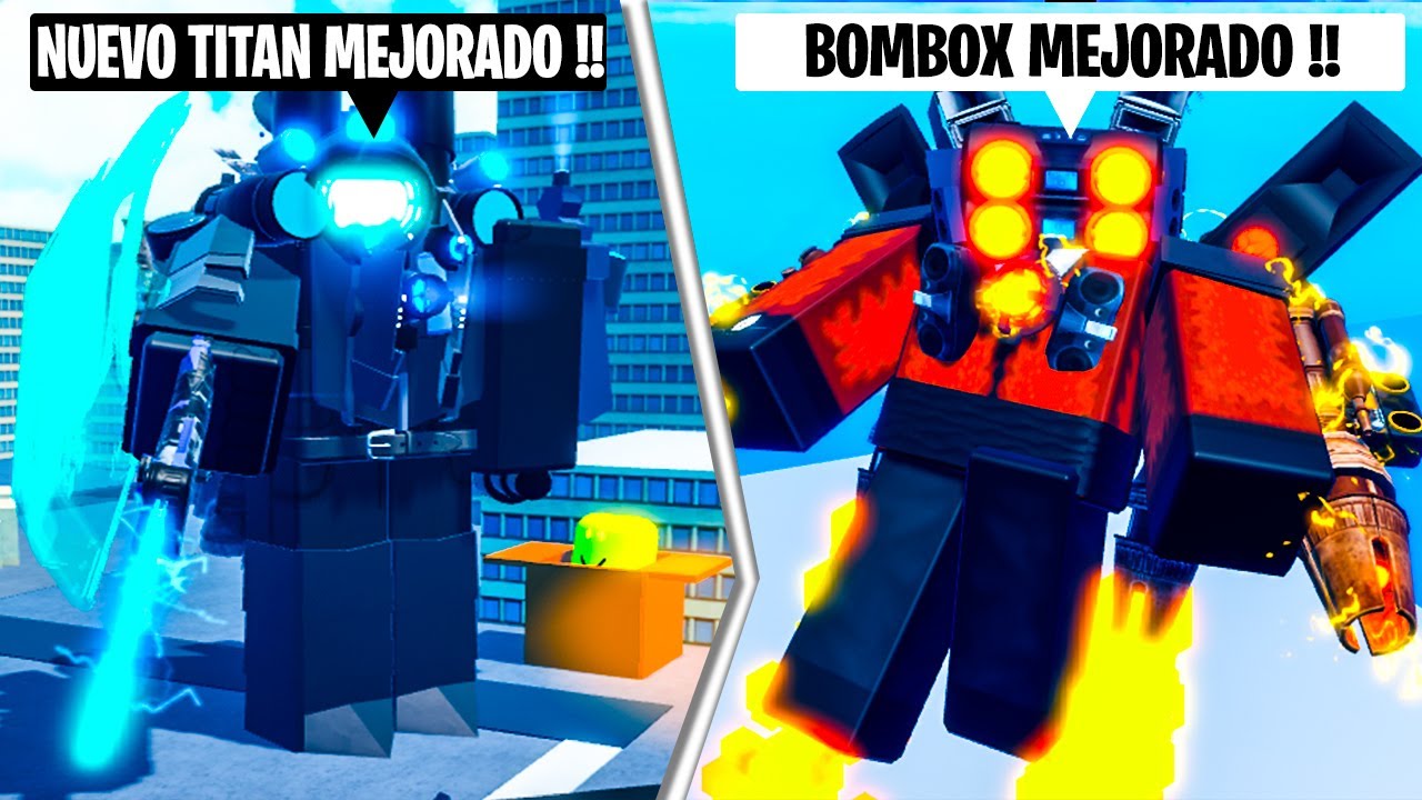 Nuevo TITAN TELESCOPE Y BOOMBOX MEJORADOS !! LEAKS l Roblox Skibidi ...