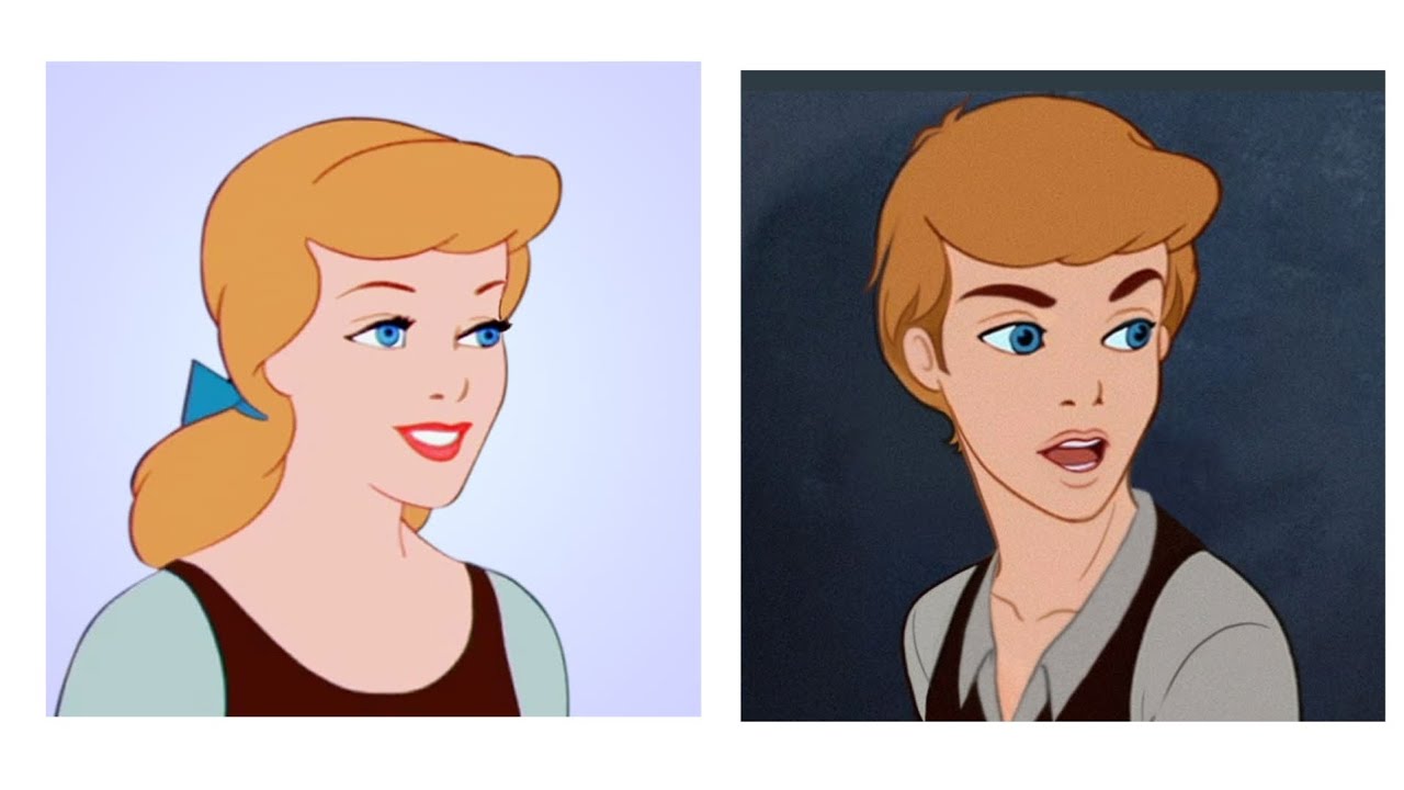 Disney Princess and Prince gender swap! #disney #genderswap - YouTube