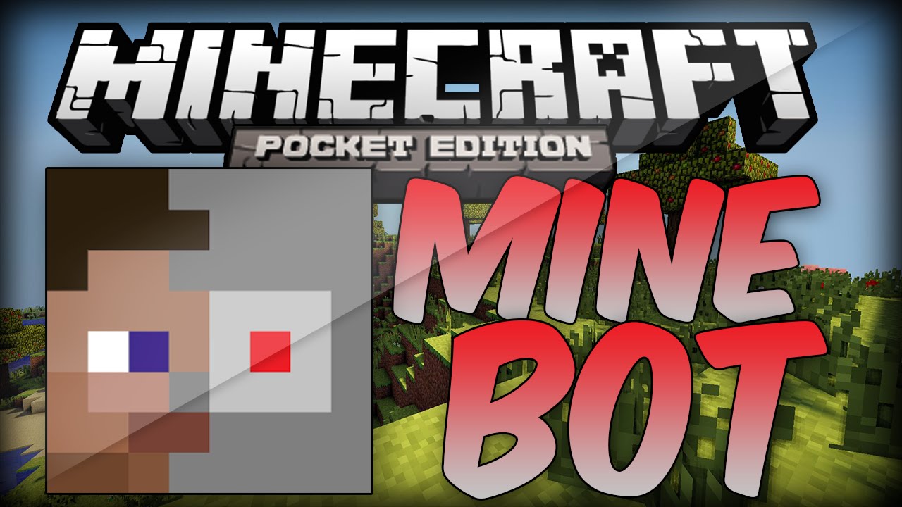 MineBot, Your Own Personal Robot - Minecraft PE - YouTube