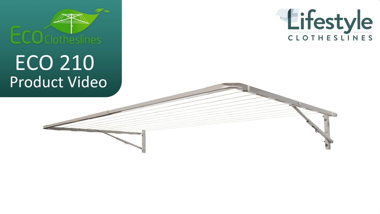 Eco 210 Clothesline Product Video - YouTube