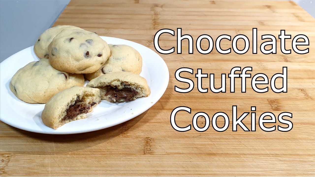How to make Chocolate Stuffed Cookies - YouTube