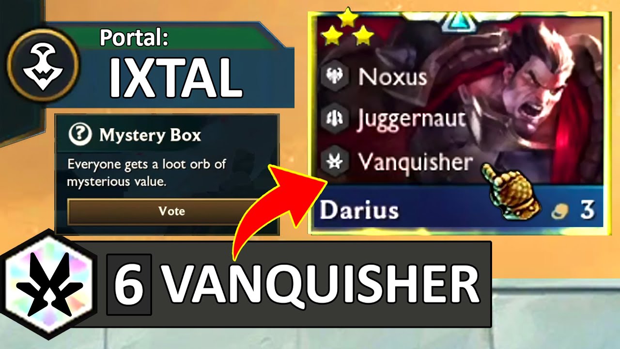 New Portal + New Trait ⭐⭐⭐ ft. 6 Vanquisher Darius - YouTube