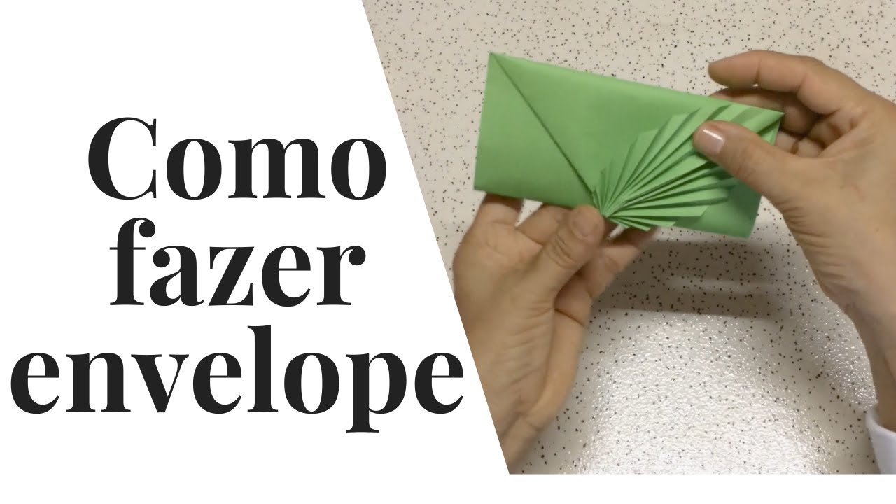 Como fazer envelope - YouTube