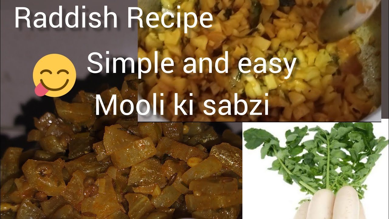 mooli ki sabzi #Raddish recipe #mooli Recipe #Chapati with mooli #South ...