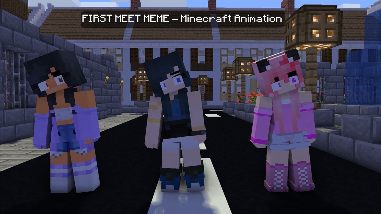 FIRST MEET MEME | GANGNAM STYLE | HERO TONIGHT | Aphmau, Itsfuneeh ...