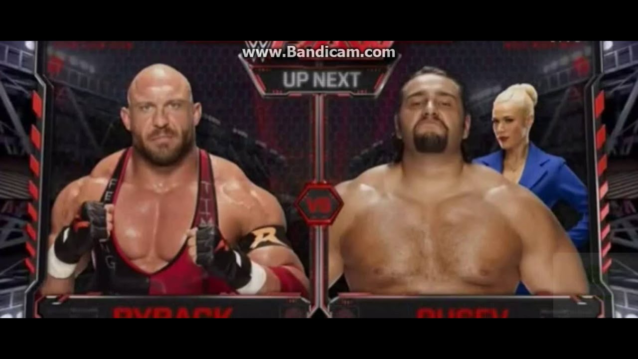 RAW Rusev VS Ryback 7/dic/2015 - YouTube