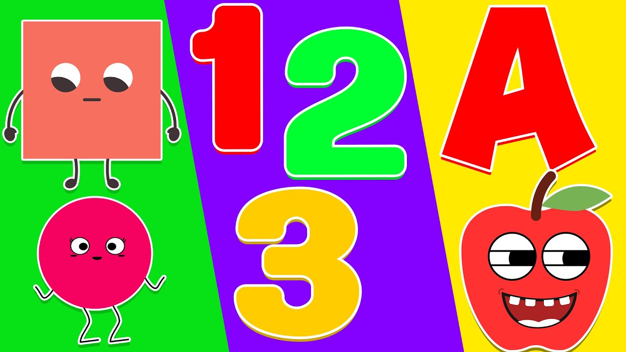 ABC & 123 Learning Videos For Preschool | ABC And One Two Three | ABC ...