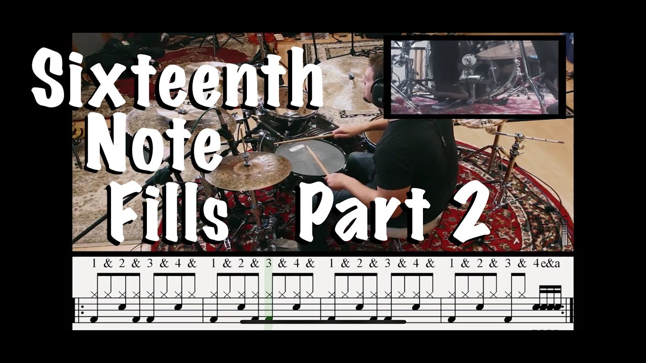 Lesson 12 - Sixteenth Notes Fills (Different Lengths) - YouTube