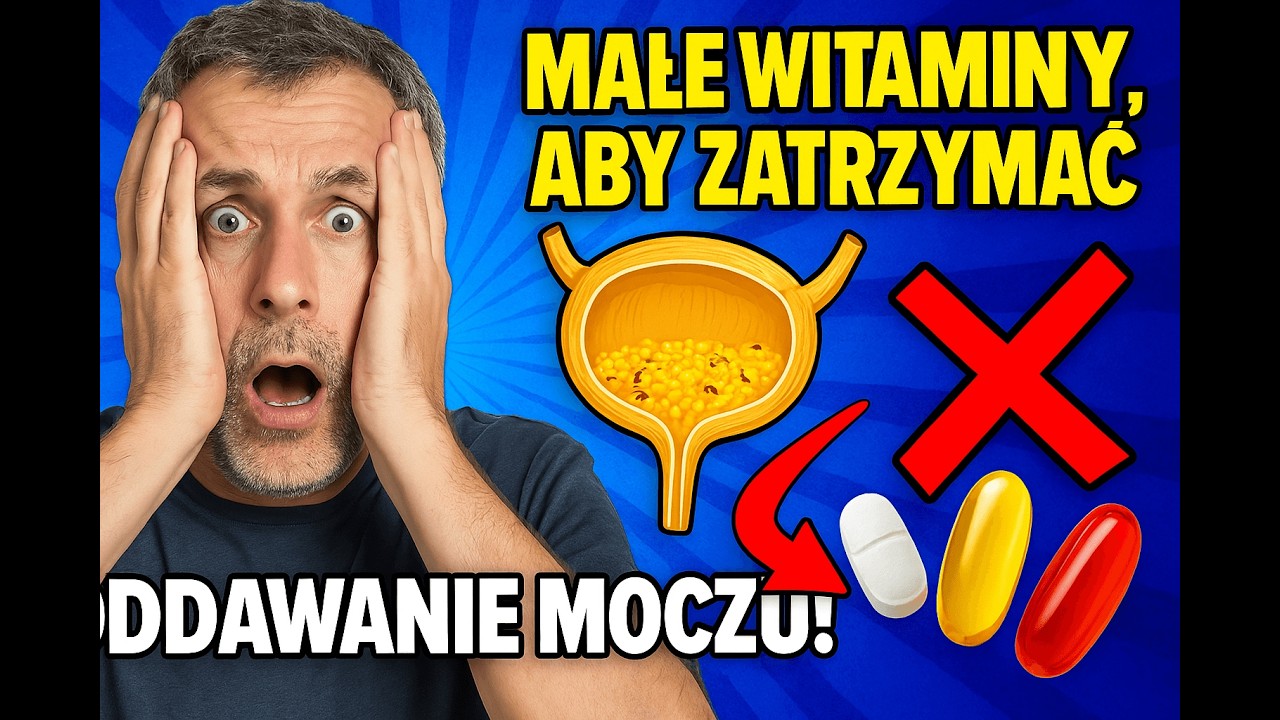 🟡 3 WITAMINY, które NATYCHMIAST Zatrzymują Nocne Oddawanie Moczu! [Nokturia? Zobacz To TERAZ ...
