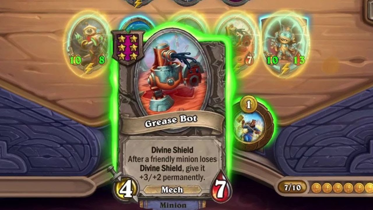 GREASE BOT X2 QUICK STATS - Hearthstone Battlegrounds - YouTube