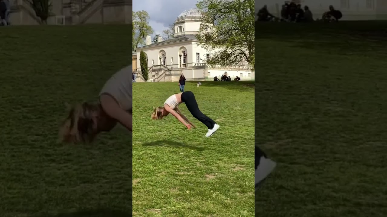 Girl Shows Impressive Skill By Performing Multiple Backflips ...