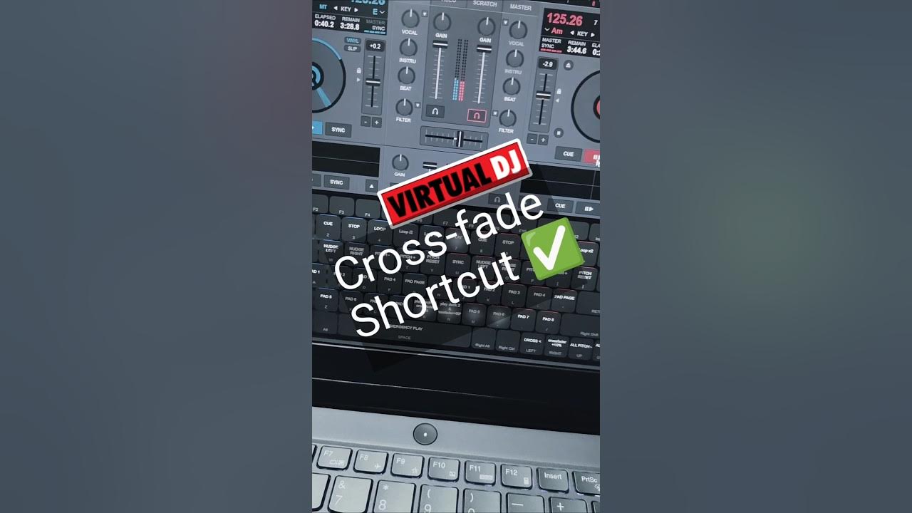Virtual Dj Crossfader Keyboard Shortcut Mapping Tutorial #virtualdj #keyboard #shortcut - YouTube
