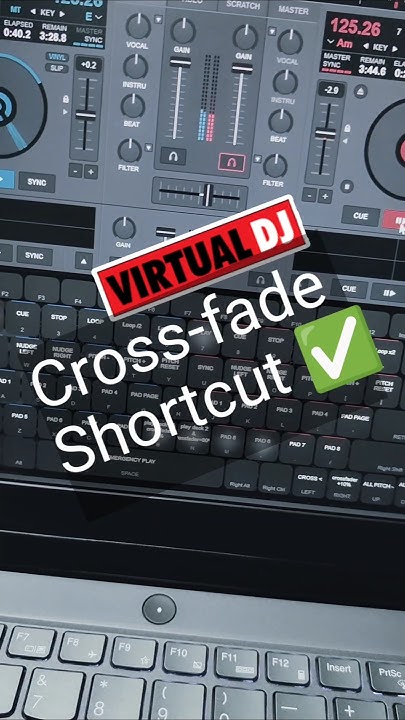 Virtual Dj Crossfader Keyboard Shortcut Mapping Tutorial #virtualdj #keyboard #shortcut - YouTube