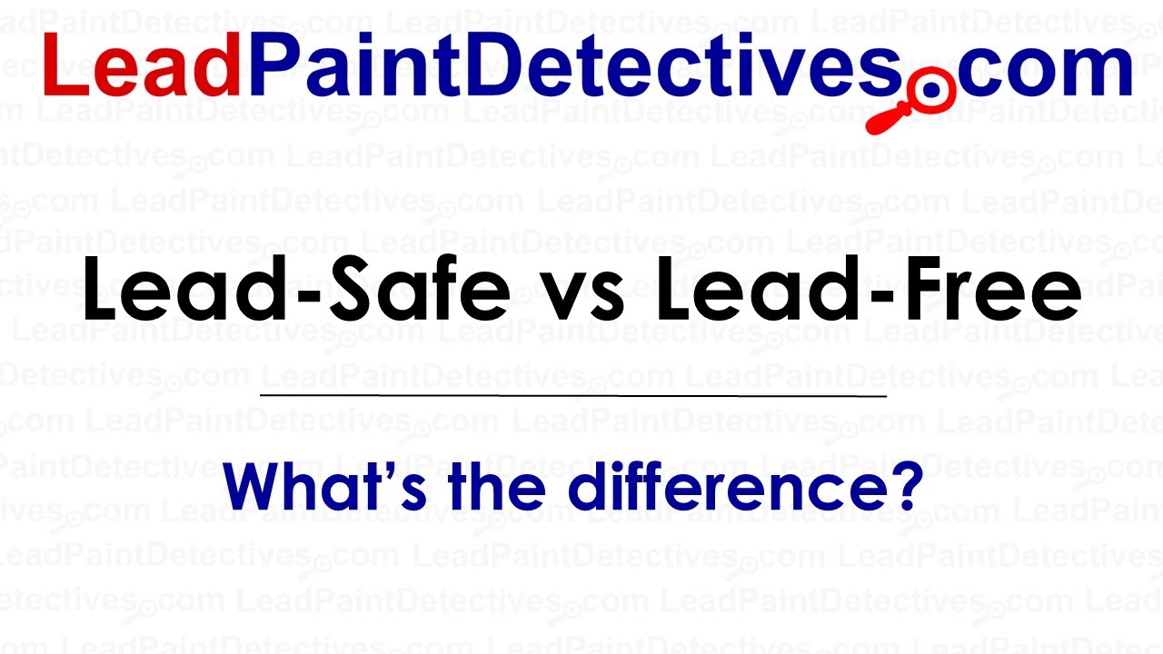 Lead-Safe vs Lead-Free - What's the difference? - YouTube