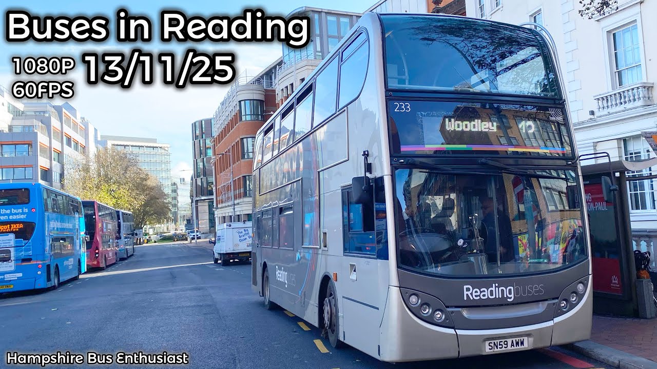 Buses in Reading 13/11/25 - YouTube
