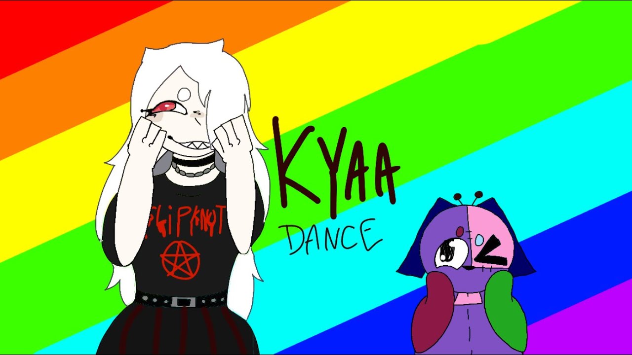 Kyaa Dance meme [Eyestrain + Flash warning] - YouTube