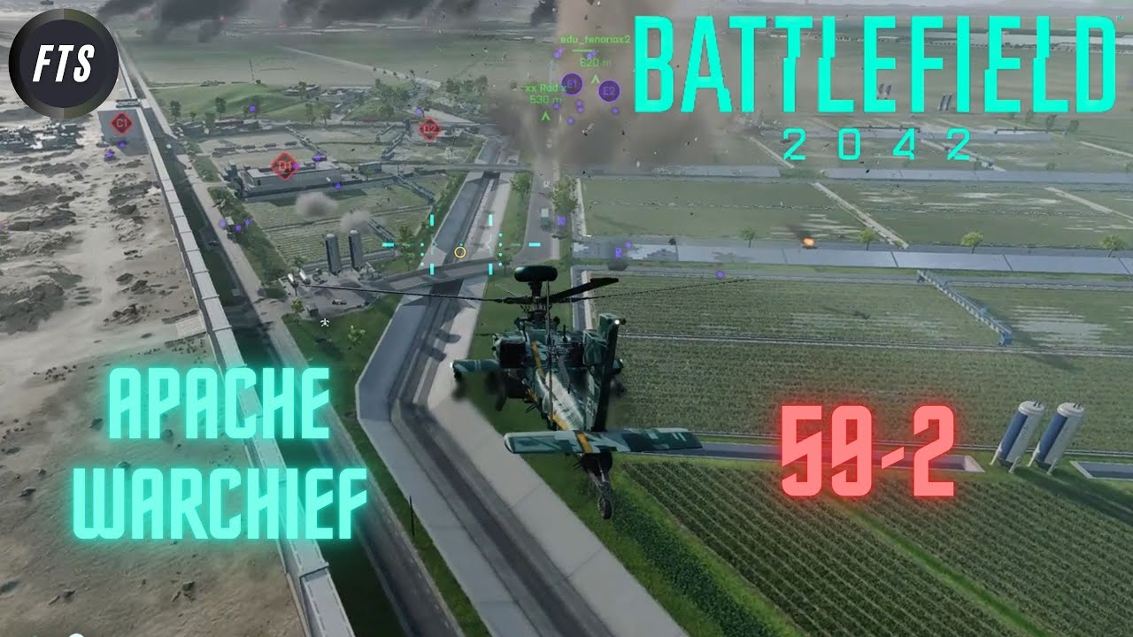 Battlefield 2042 | Conquest | AH-64GX Apache Warchief | No Commentary ...