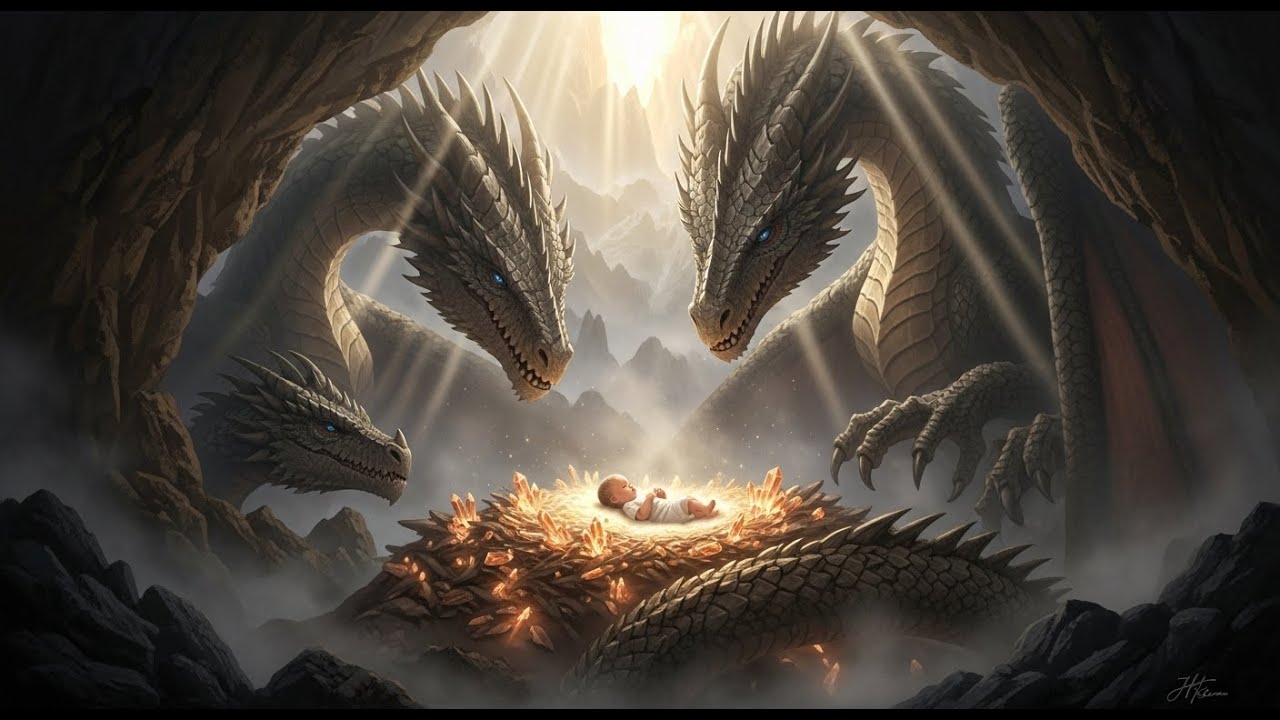 Giant Dragons Protected a Human Baby as If It Were One of Their Own ...