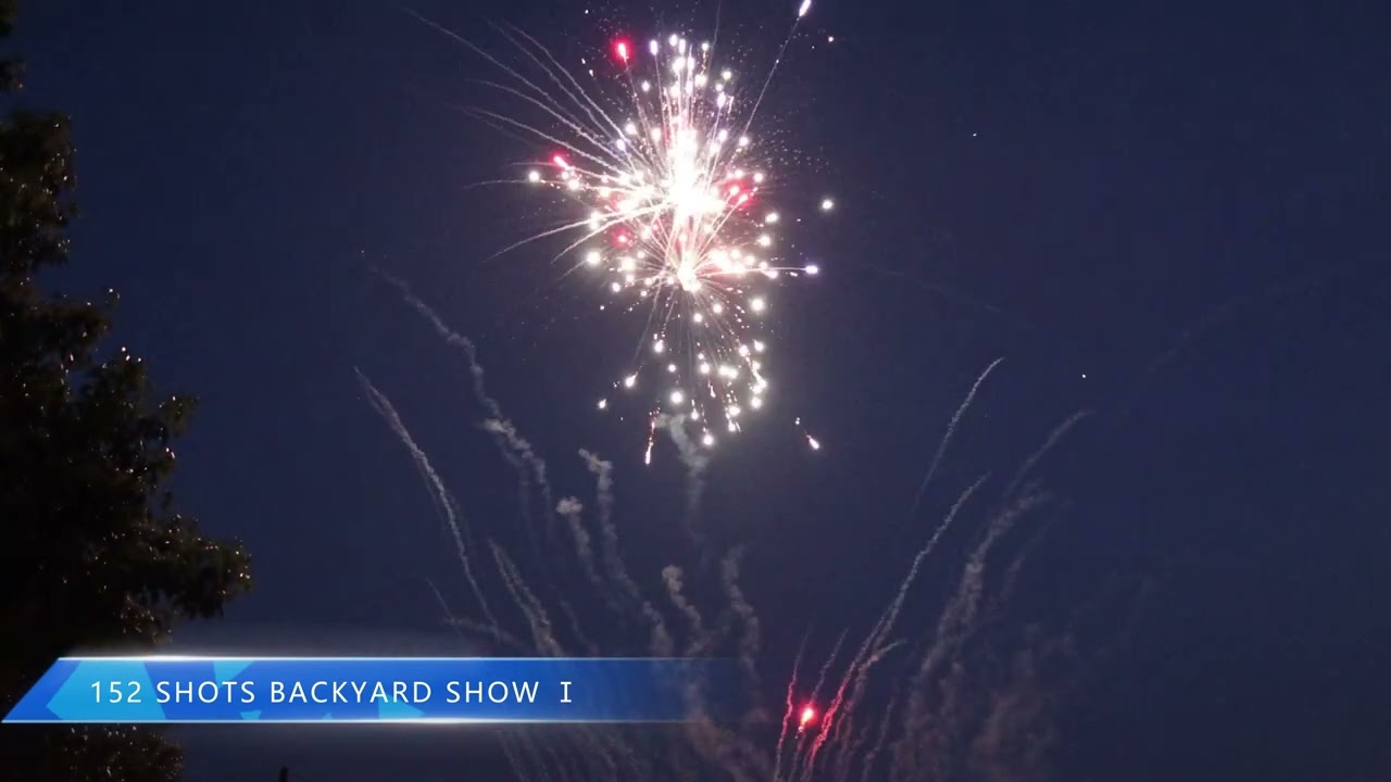 152 SHOTS BACKYARD SHOW Ⅰ - Legend fireworks - YouTube