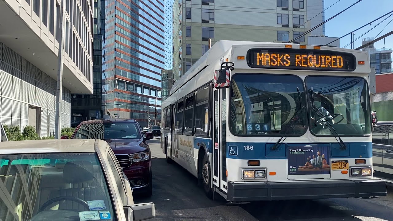 MTA Bus Company 2011 New Flyer Industries C40LF 186 on the Q66 - YouTube