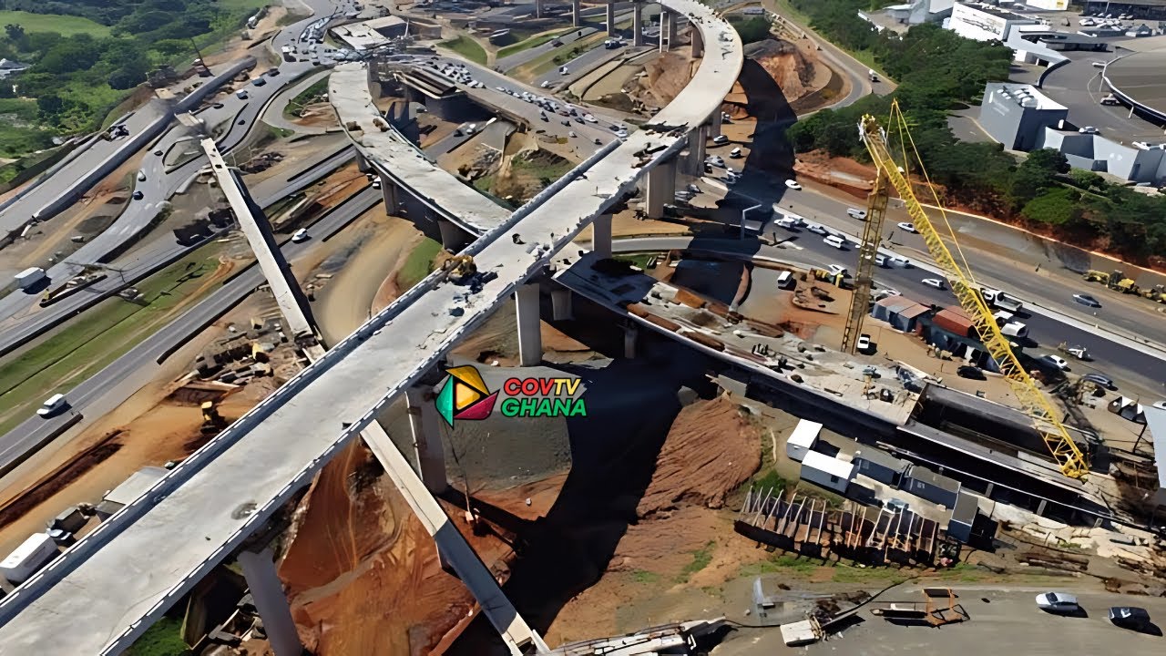 Watch Ghana Build the Largest Interchange in West Africa - 4 Tier Suame ...