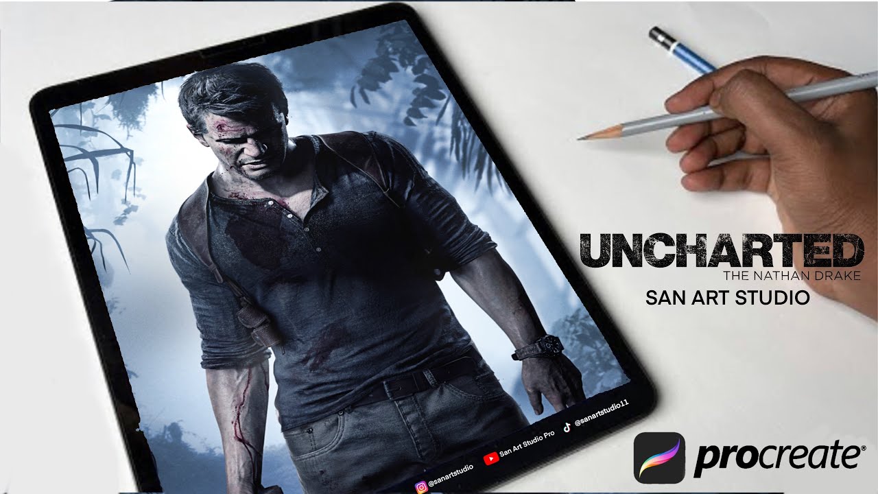 HOW TO DRAW Uncharted Game - YouTube