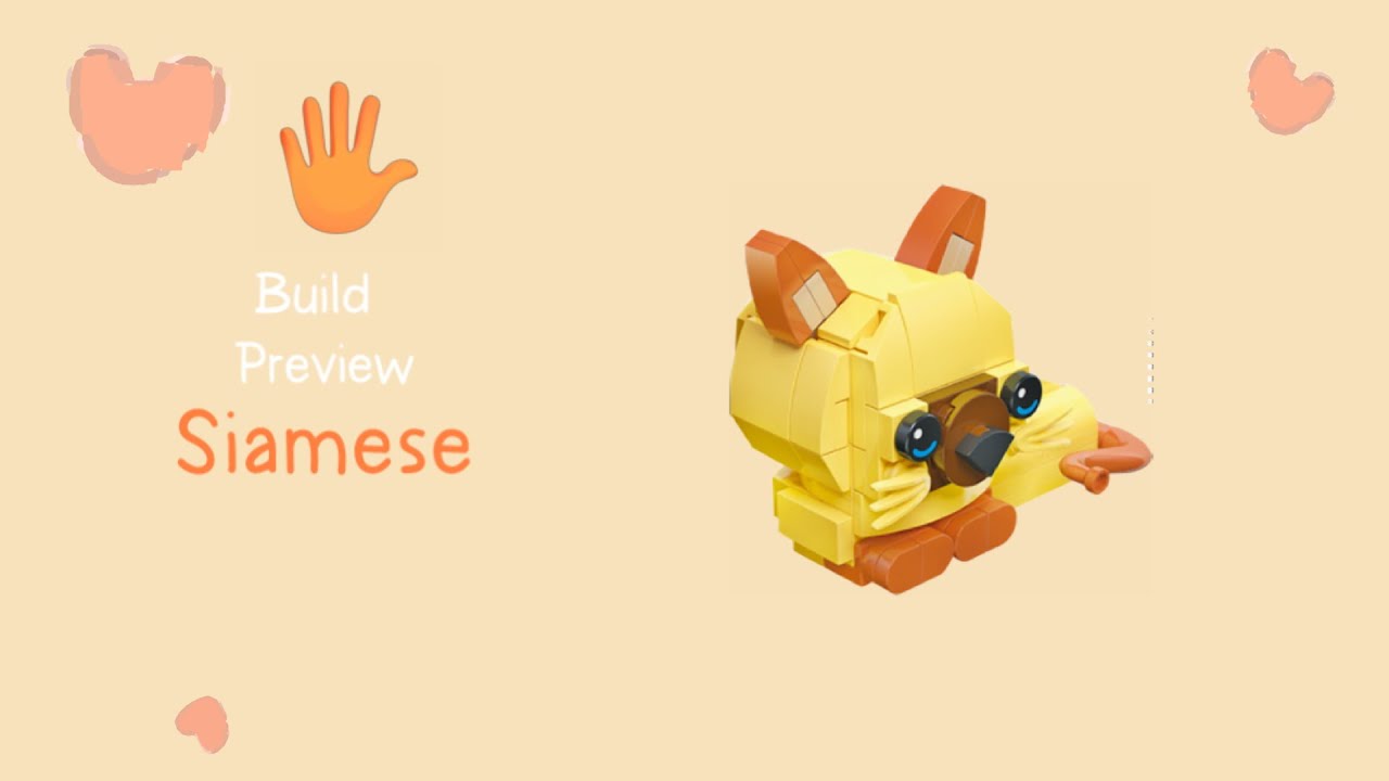 Cute Block Plants - Build Preview - Cats - Siamese - YouTube